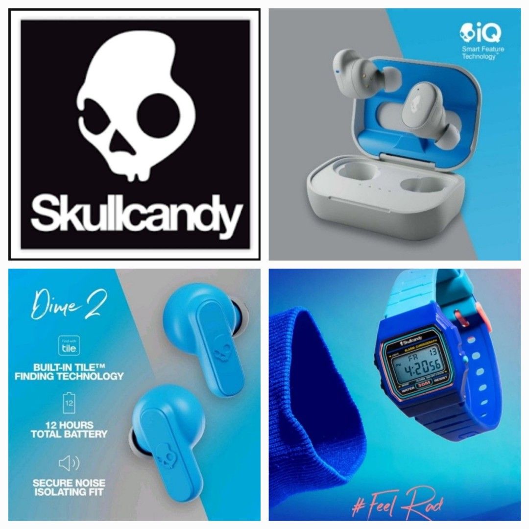Skullcandy Grind True Wireless Noise Cancelling Earbuds Earpiece ...