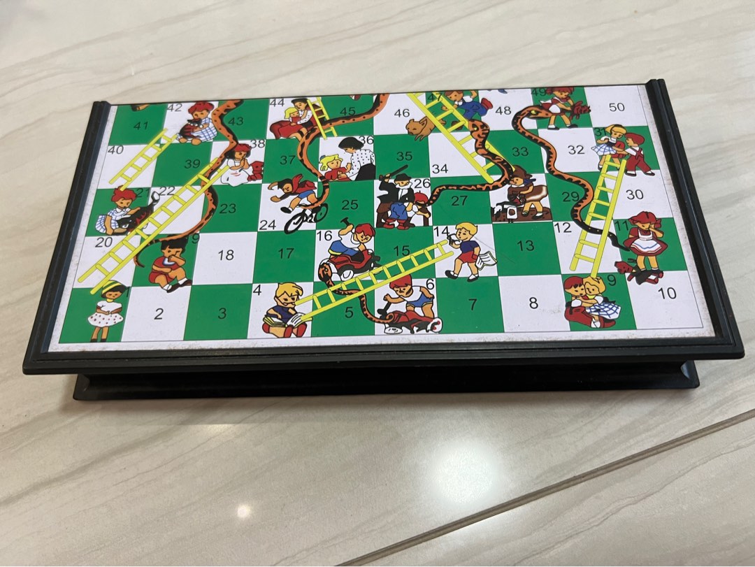 Snake chess children board game, Hobbies & Toys, Toys & Games on Carousell