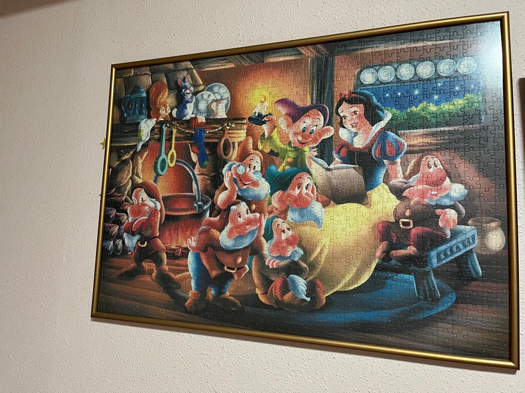 Snow white and the 7 dwarfs puzzle, Hobbies & Toys, Toys & Games on Carousell