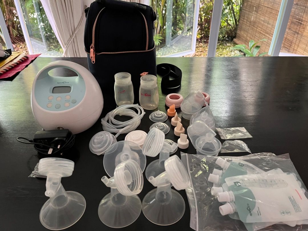 Spectra breastfeeding pump and acc, Babies & Kids, Nursing & Feeding ...
