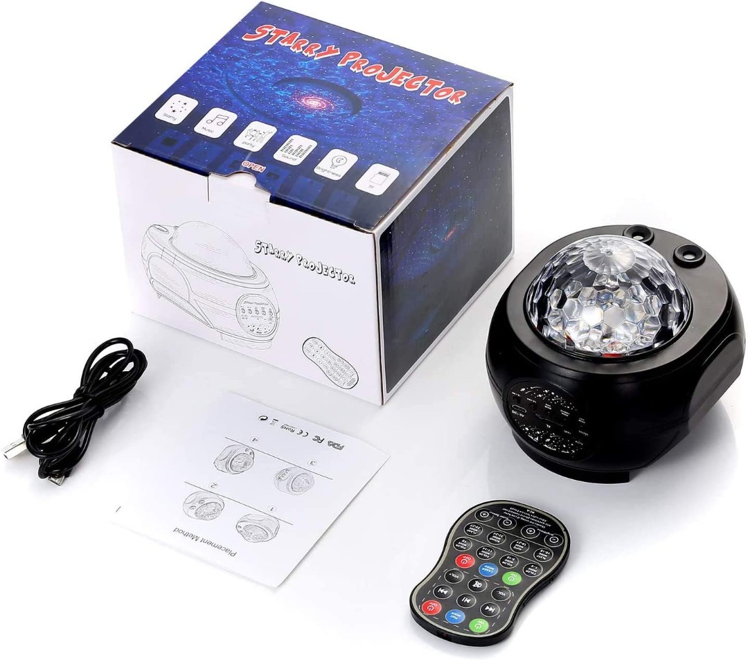 Star Projector Night Light, LED Projection Lamp Star Projector Ocean ...