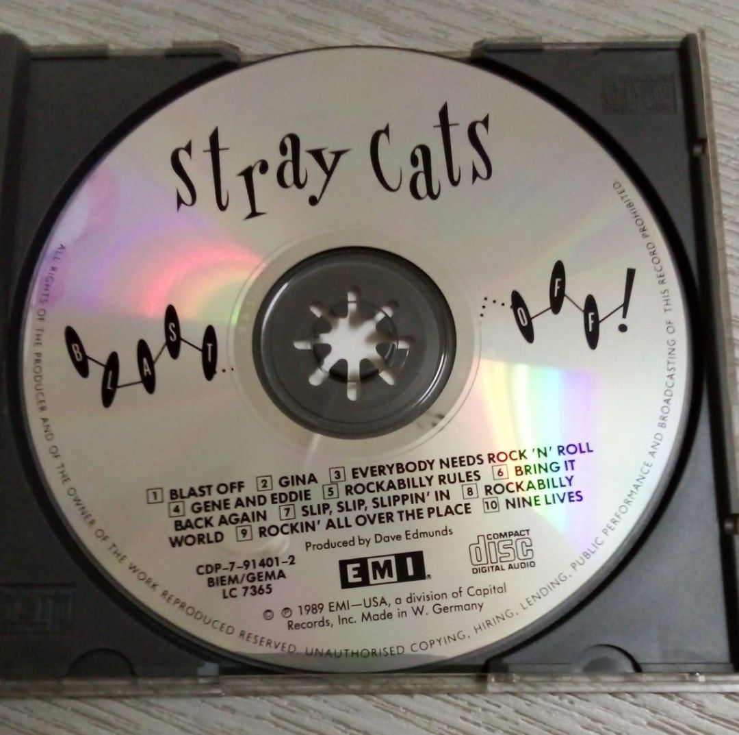 Stray Cats cd, Hobbies & Toys, Music & Media, CDs & DVDs on Carousell