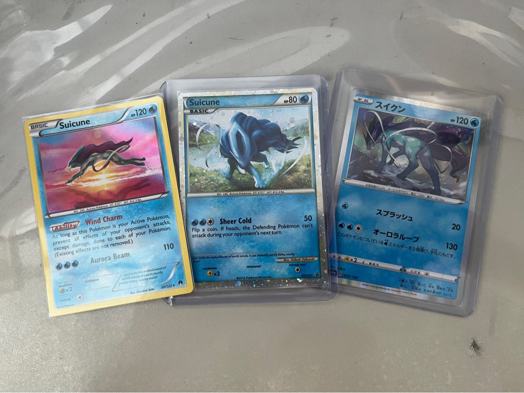 Suicune Set (HGSS Suicune) - Pokemon Cards, Hobbies & Toys, Toys ...