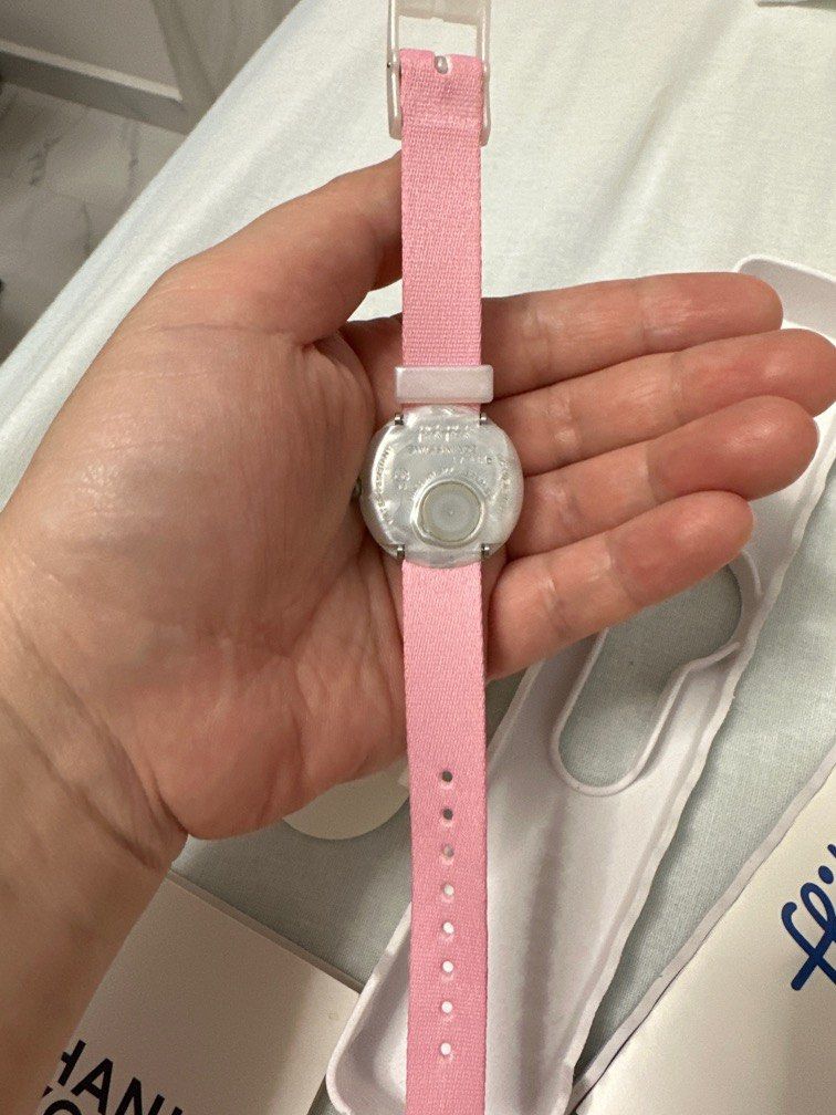 Swiss made watch for kids_Swatch Flik Flak - pink strap with blue ...