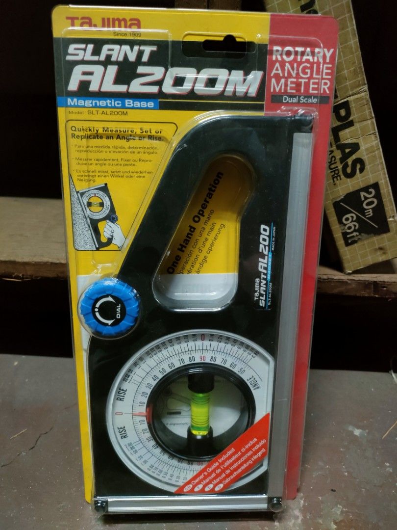 Tajima Rotary Angle Meter SLT-AL200M Made in JAPAN, Commercial & Industrial, Construction Tools ...