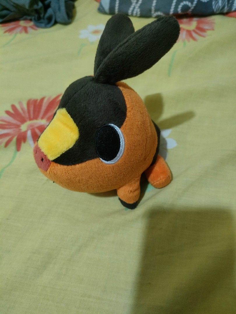 Tepig Pokemon center pokedoll, Hobbies & Toys, Toys & Games on Carousell
