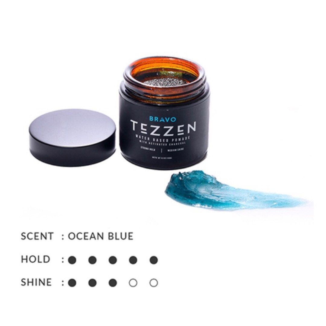 TEZZEN Water Based Pomade | Activated Charcoal Clay | Texture Paste ...