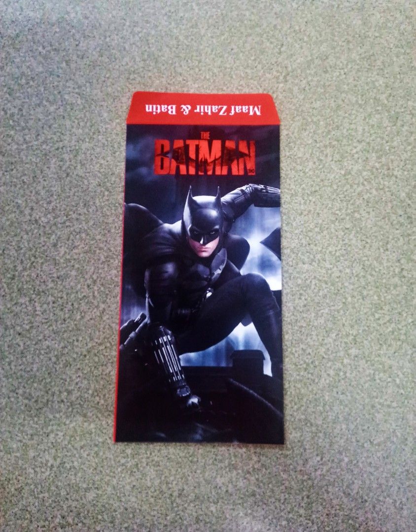 The Batman Angpow, Sampul Duit Raya The Batman., Hobbies & Toys ...