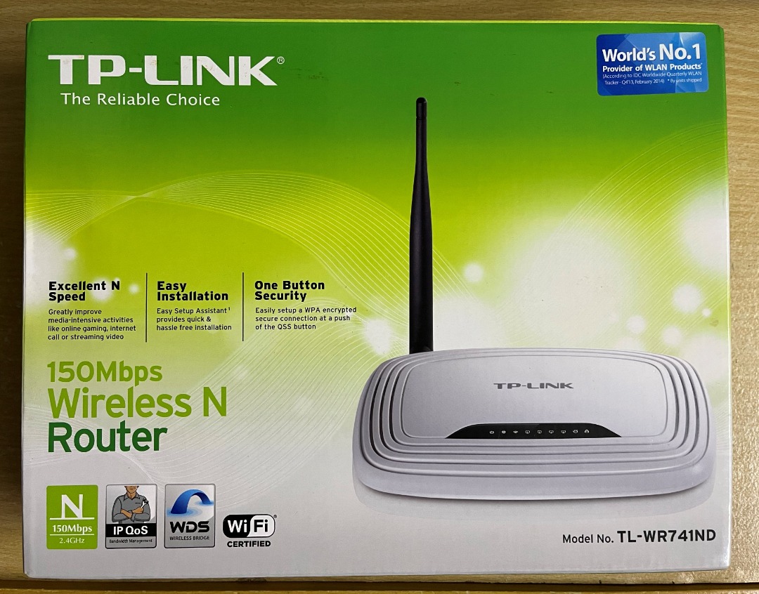 TP-LINK 150Mbps Wireless N Router 路由器 TL-WR741ND, 電腦＆科技, 電腦周邊及配件, Wifi及 ...