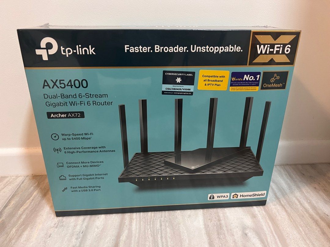 Tp-link AX5400 wifi 6 router, Computers & Tech, Parts & Accessories ...