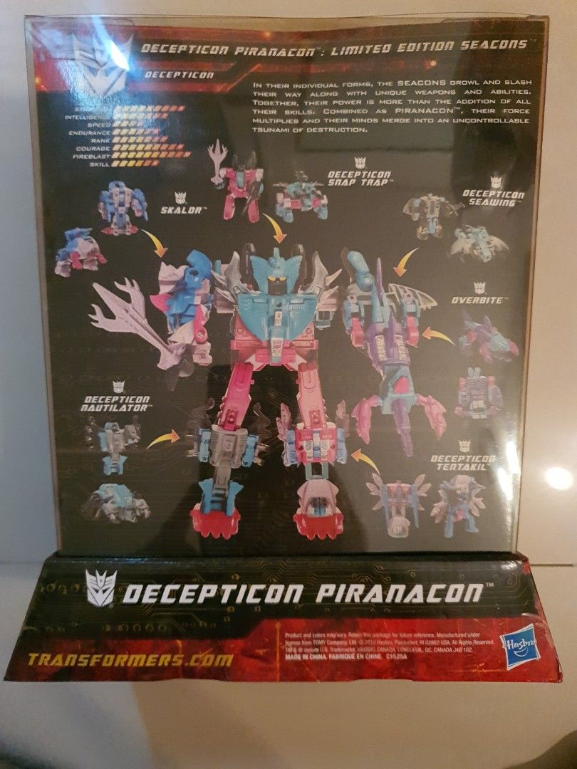 Transformers Piranacon seacons combiner misb, Hobbies & Toys, Toys ...
