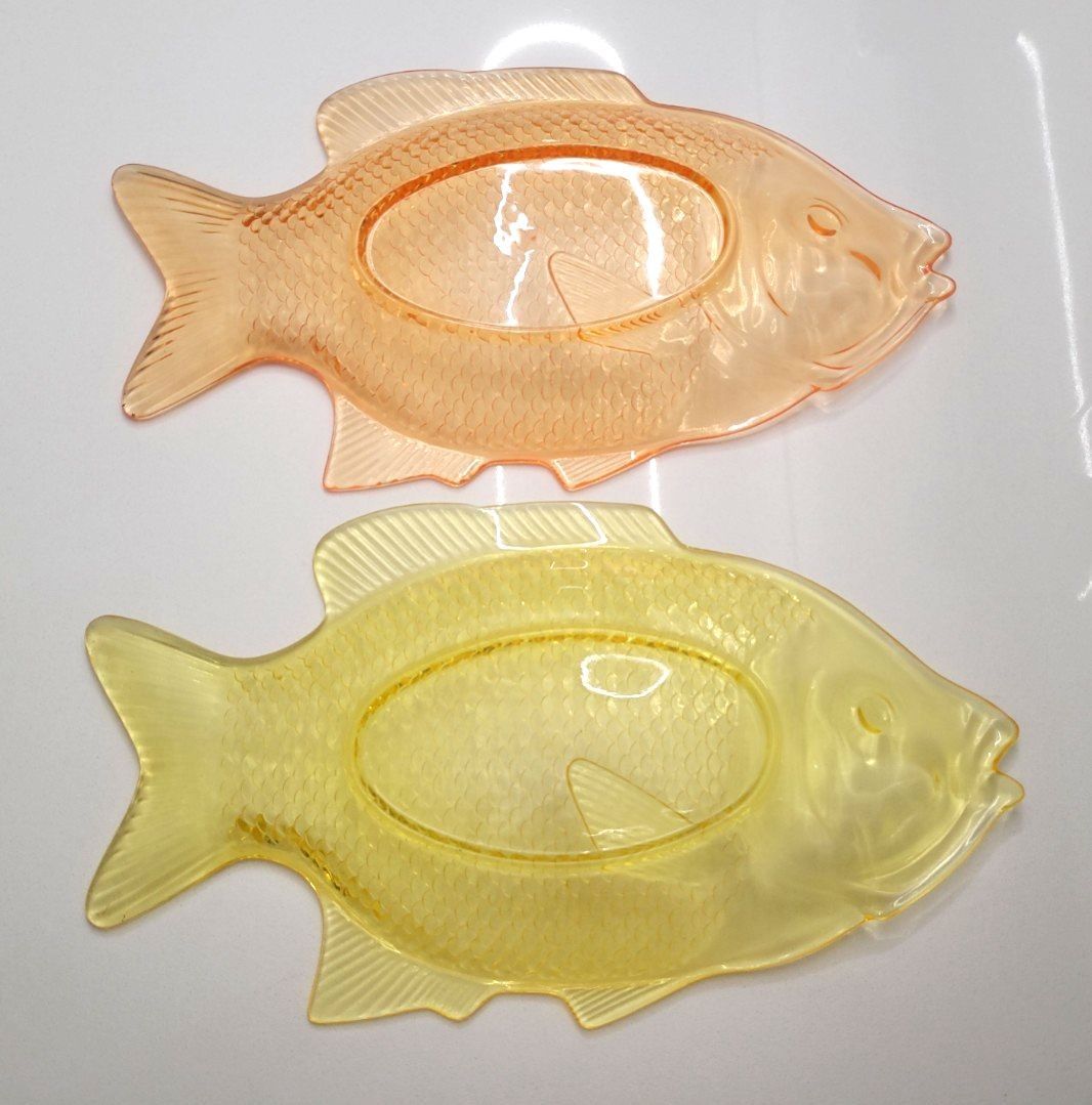 Transparent Plastic Fish Tray for Snacks, Furniture & Home Living ...