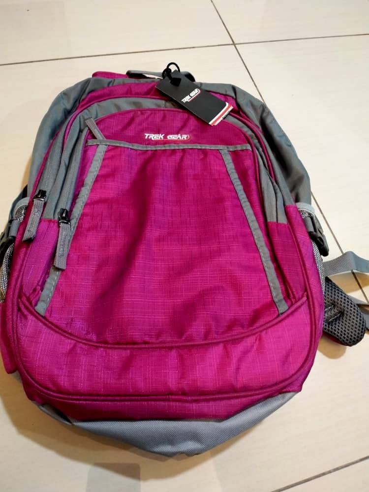 Trek Gear Backpack, Women's Fashion, Bags & Wallets, Backpacks on Carousell