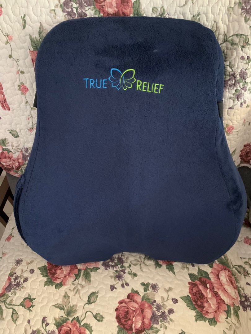 True Relief Ortho-Memory Foam Lumbar Support, Furniture & Home Living ...