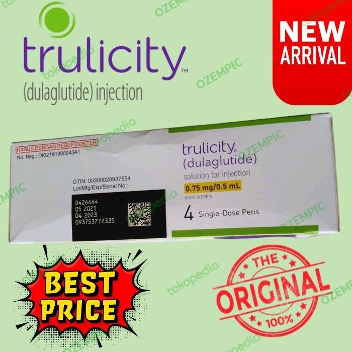 TRULICITY 1.5MG ATAU 0.75MG ORIGINAL RUMAH SAKIT, Makanan & Minuman ...