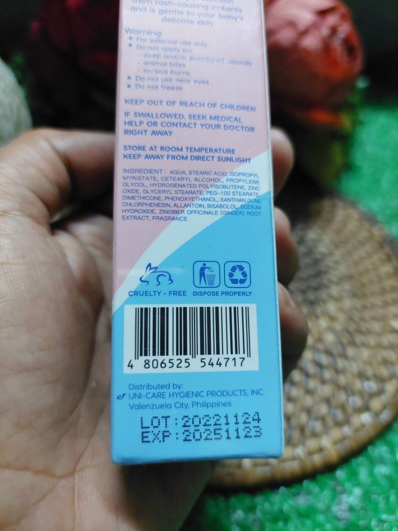 UniLove Rash Cream 20g, Babies & Kids, Bathing & Changing, Other Baby ...