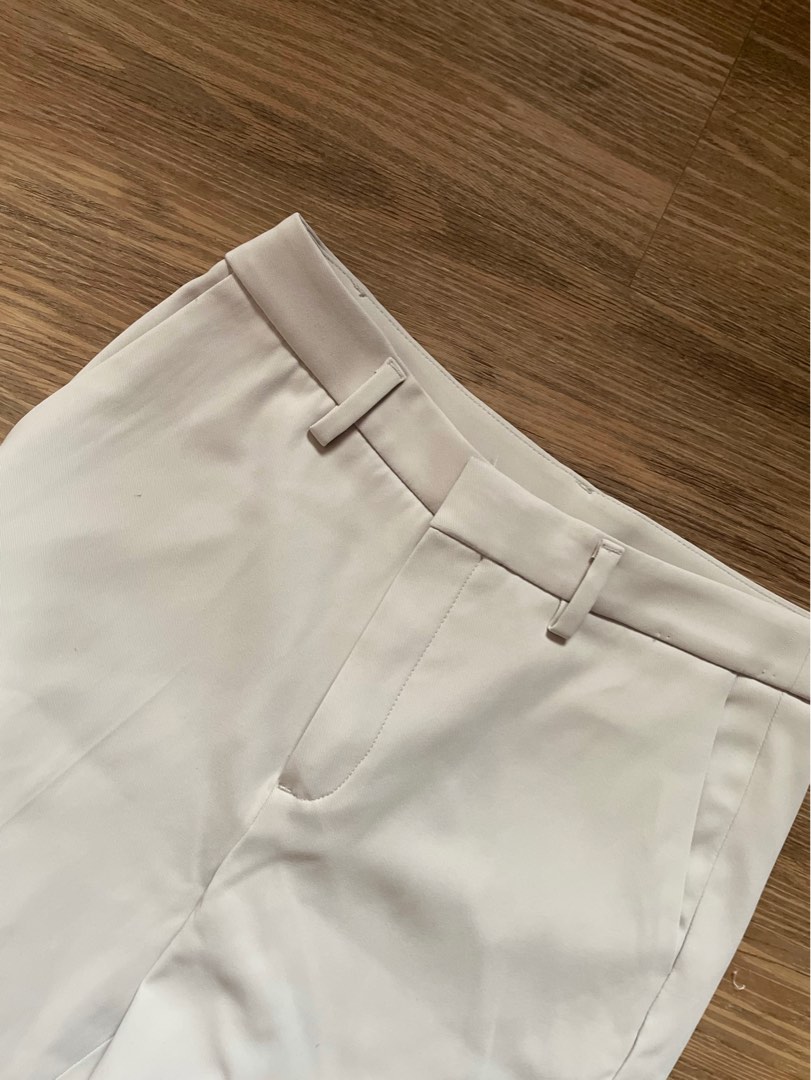 Uniqlo Beige Work Pants, Women's Fashion, Bottoms, Other Bottoms on ...