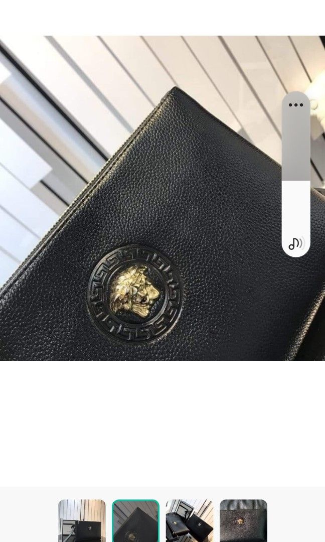 Versace men hand carry pouch bag, Men's Fashion, Bags, Belt bags ...