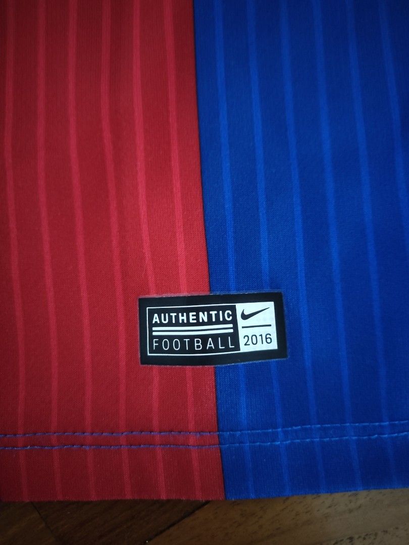 Vintage FC Barcelona Nike Authentic Junior Boy's Messi Soccer Jersey 5Y ...