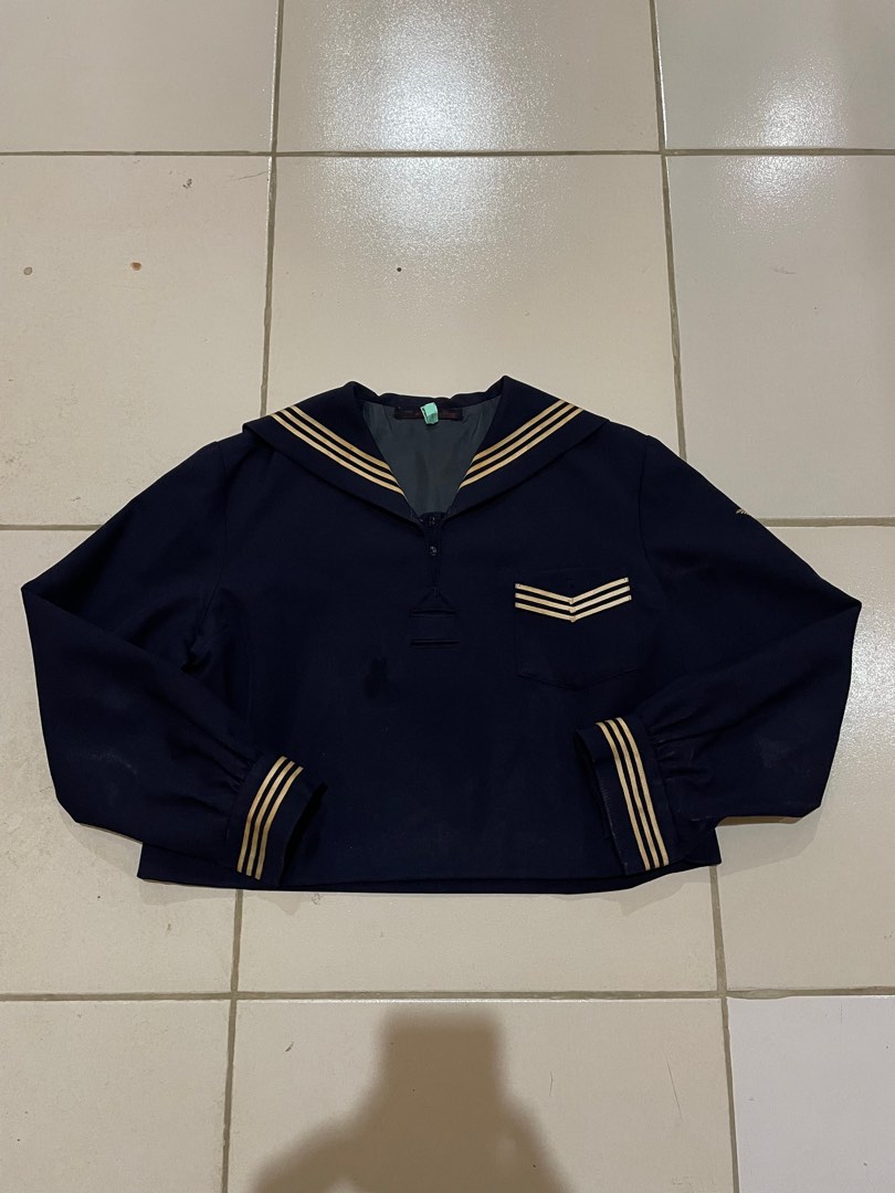 Vintage Japanese School Uniform, Women's Fashion, Tops, Shirts on Carousell