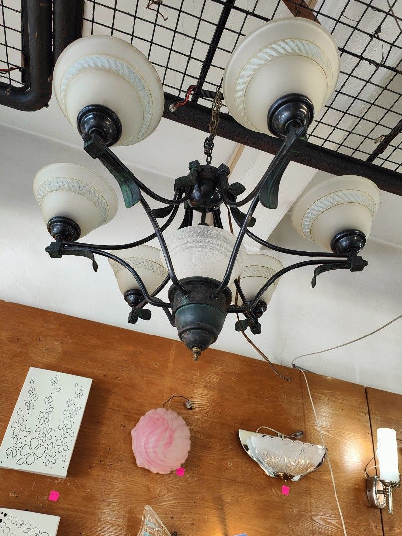 vintage lighting ceiling desk lamp, Furniture & Home Living, Lighting ...
