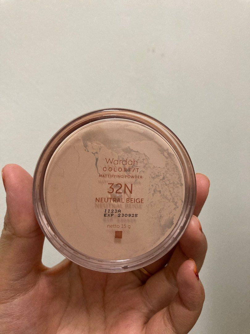 WARDAH MATTIFYING POWDER COLOURF/T (32N -natural beige), Beauty ...