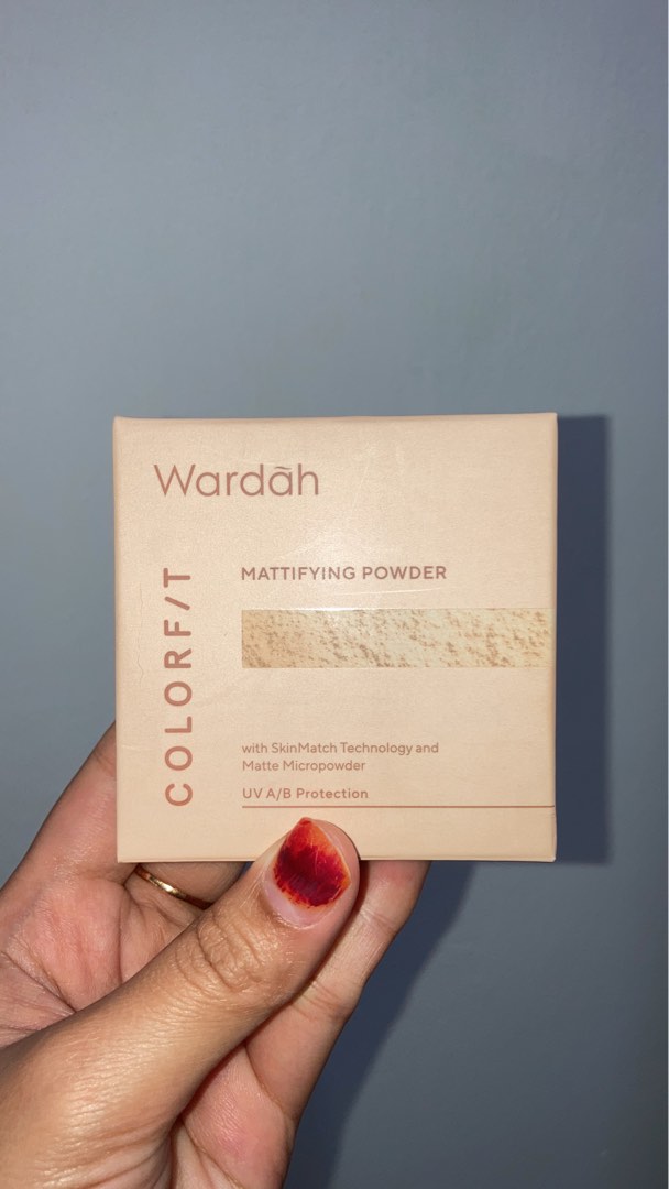 WARDAH MATTIFYING POWDER COLOURF/T (32N -natural beige), Beauty ...