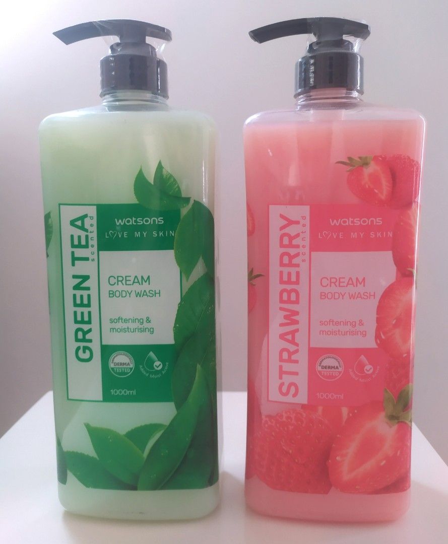 Watsons Body wash 1000ml, Kesehatan & Kecantikan, Kulit, Sabun & Tubuh ...