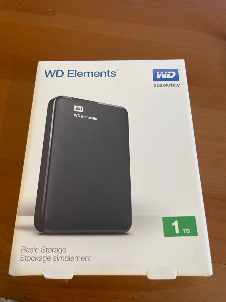 WD Elements 1TB, Computers & Tech, Parts & Accessories, Hard Disks ...