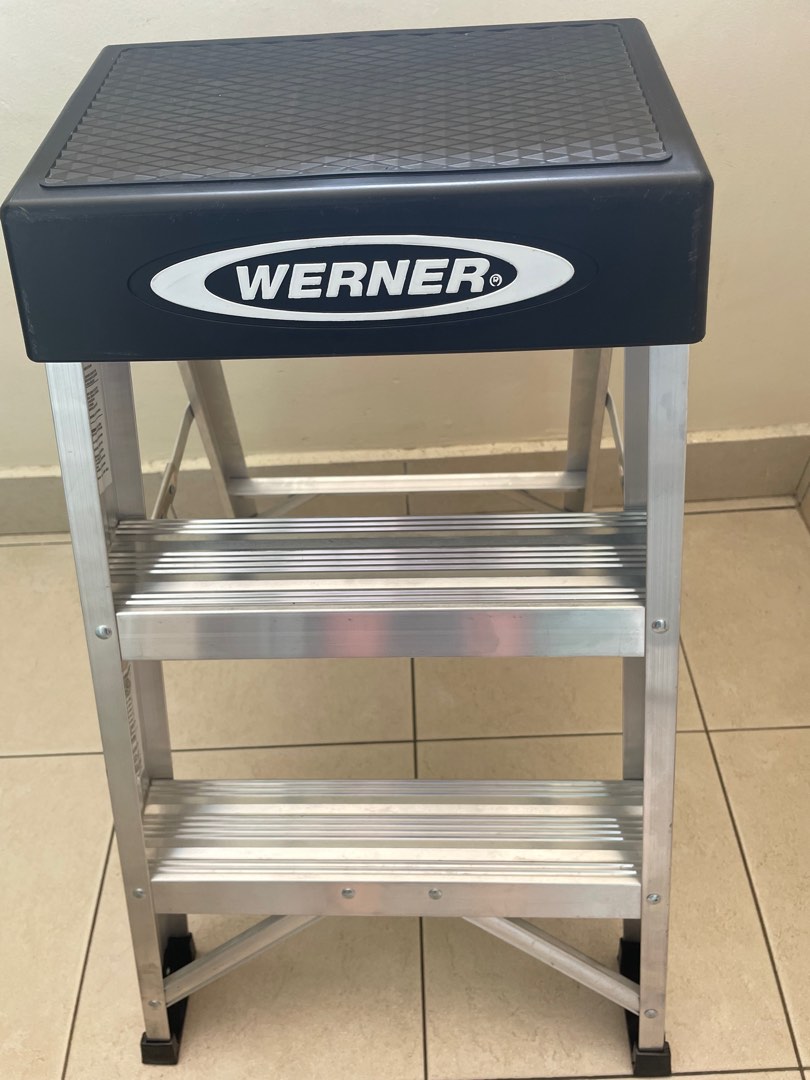 Werner 2 step ladder, Furniture & Home Living, Home Improvement ...