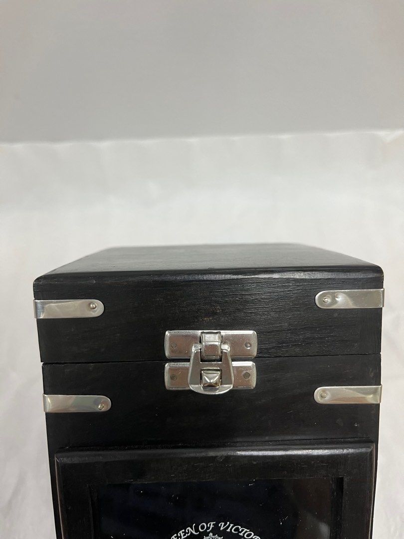 Wooden& glass box with metal click lock, Hobbies & Toys, Memorabilia ...