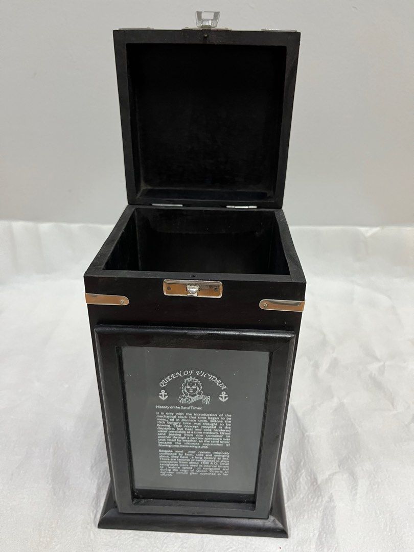 Wooden& glass box with metal click lock, Hobbies & Toys, Memorabilia ...