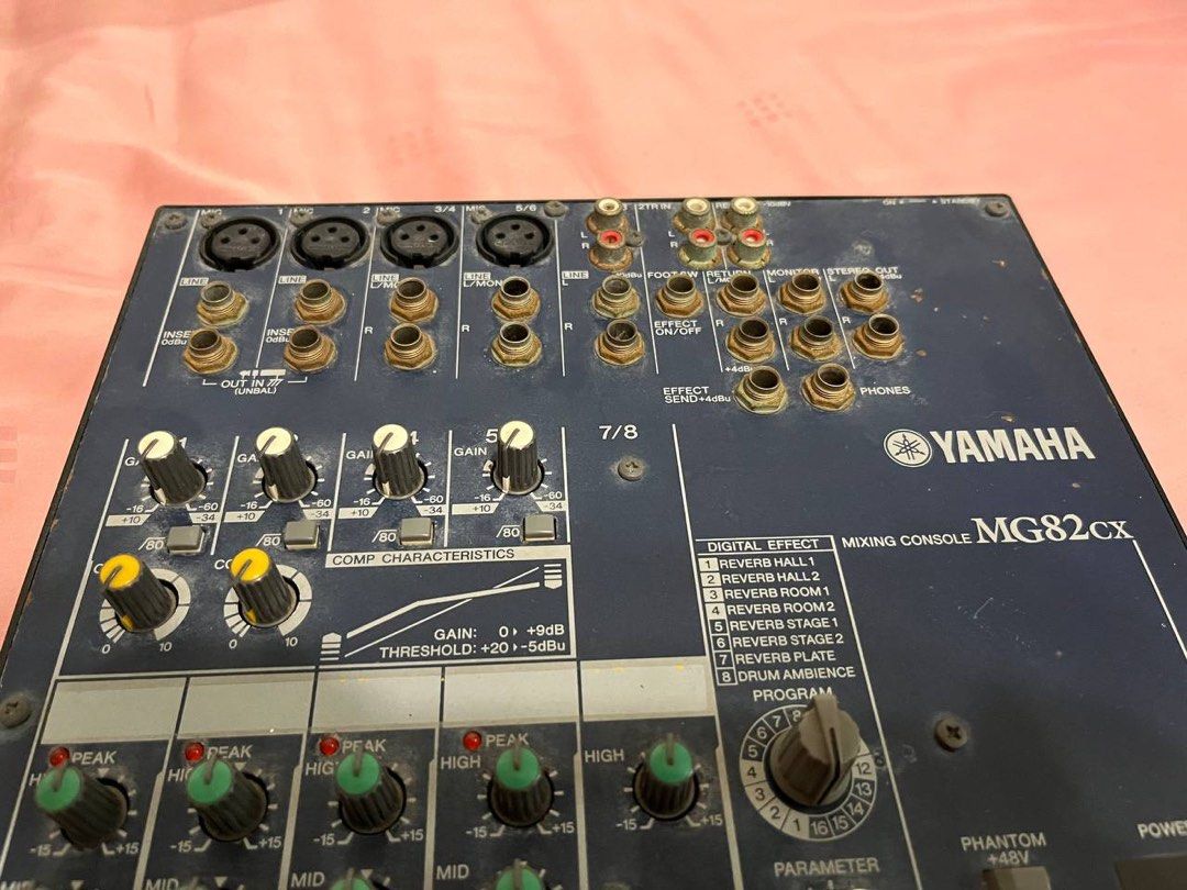 Yamaha MG82CX Mixing console, Audio, Other Audio Equipment on Carousell