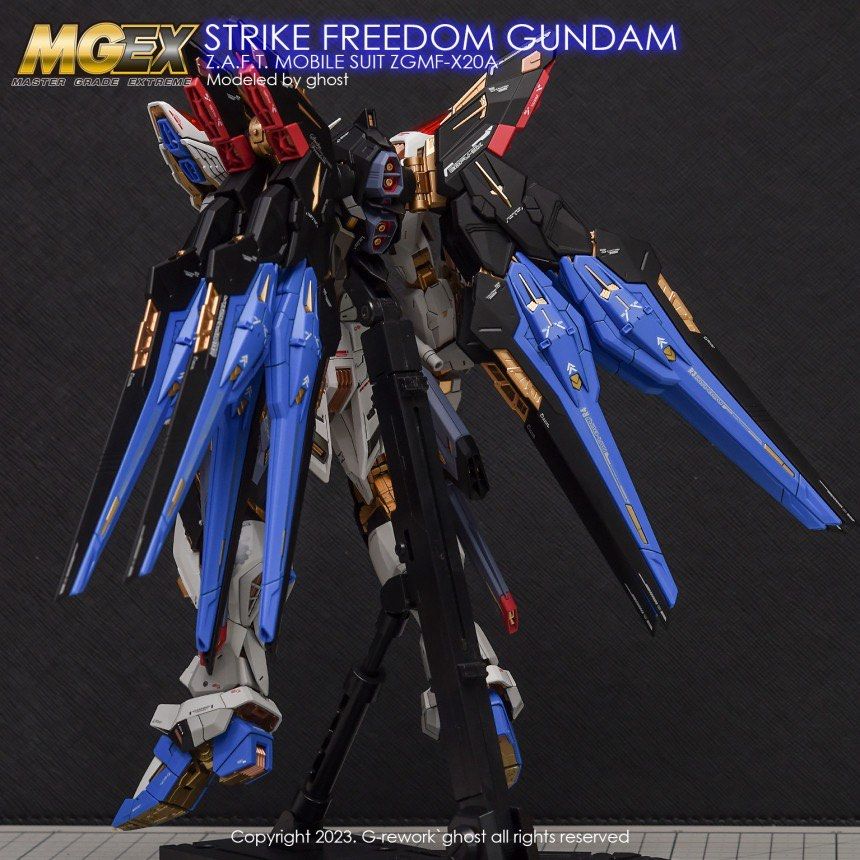 [Yan] MGEX Strike Freedom Gundam (G Rework Ver.) Ghost Custom ...