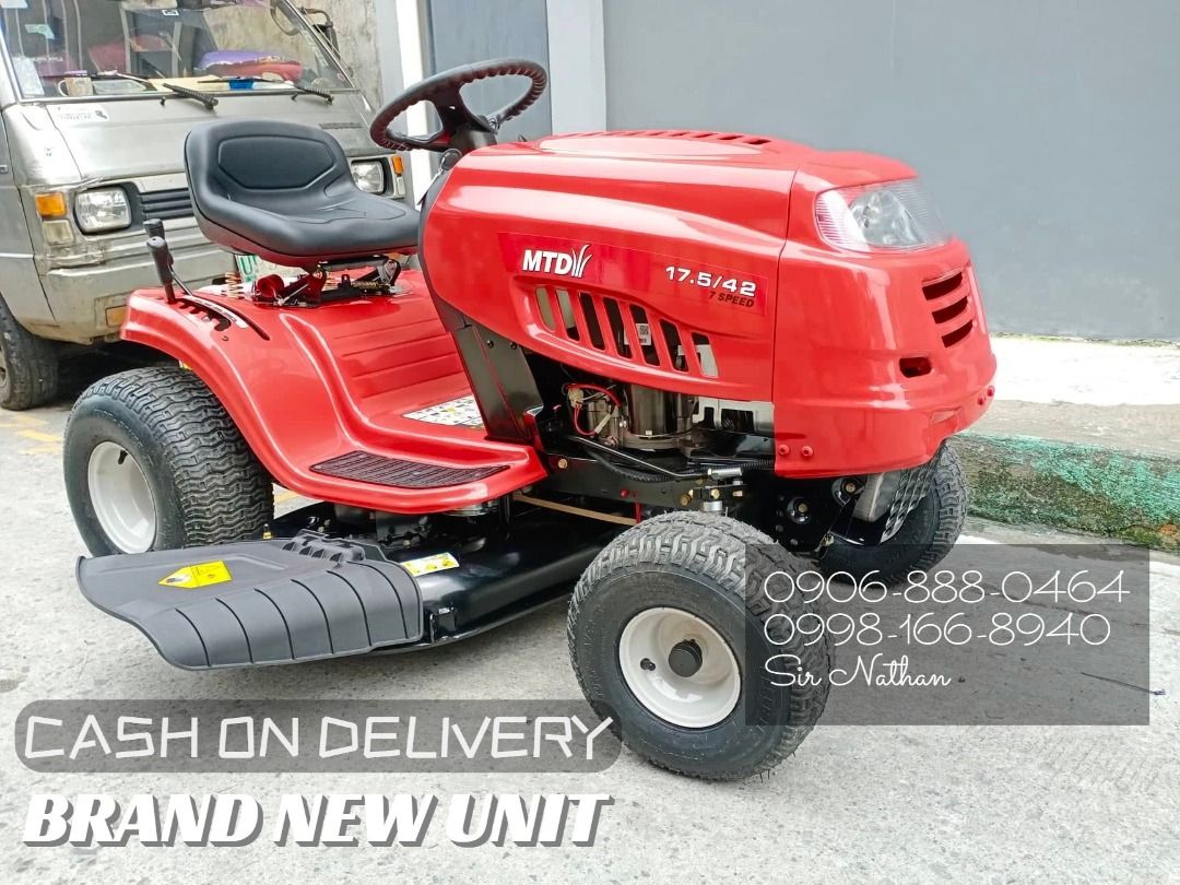 17.5HP MTD USA Riding Lawn Mower 42'' Cash on Delivery, Furniture & Home Living, Gardening ...