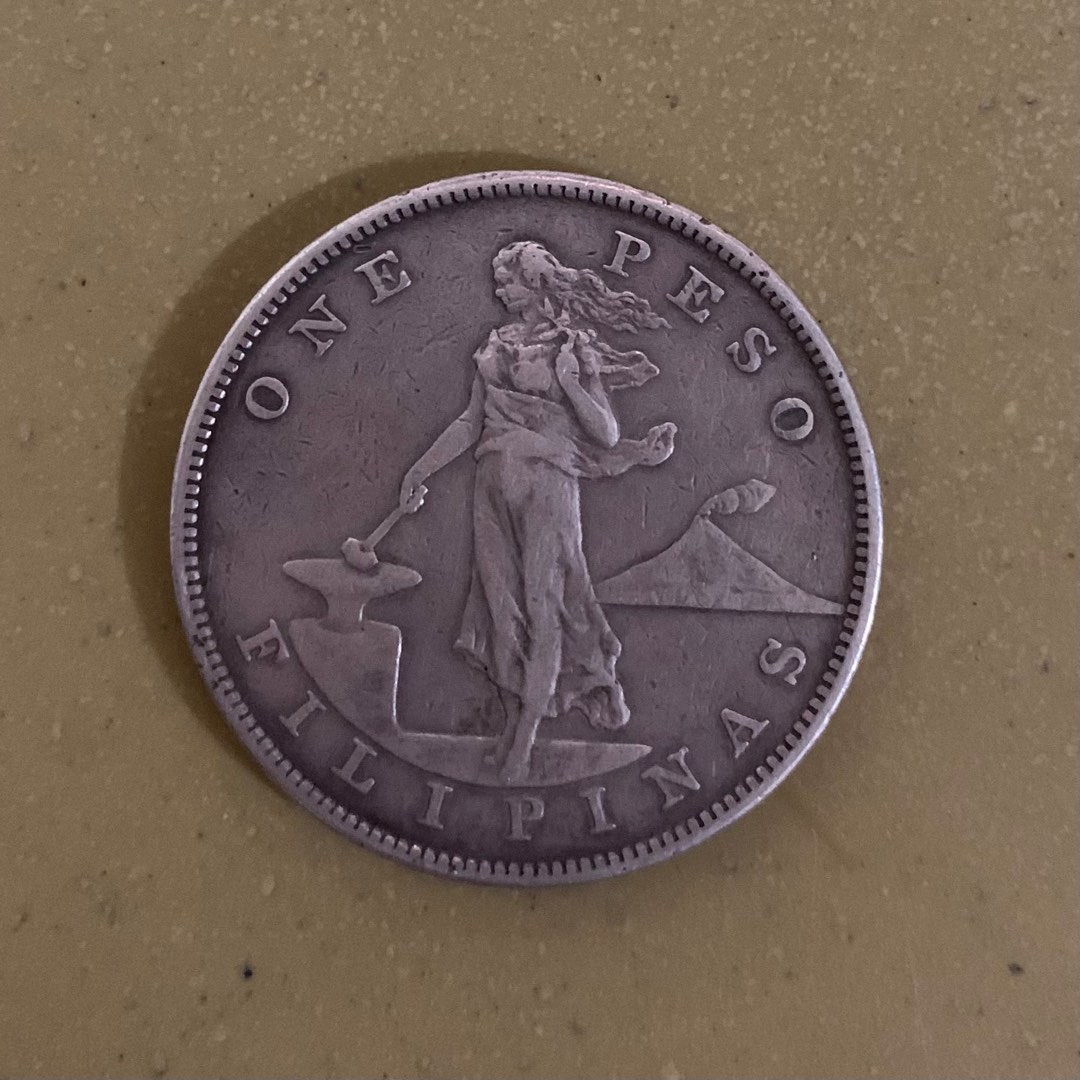 1903 Filipinas One Peso US-Phil old silver coin on Carousell