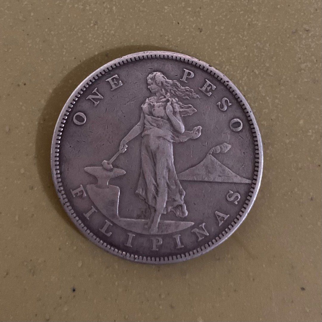 1903 Filipinas One Peso US-Phil old silver coin on Carousell