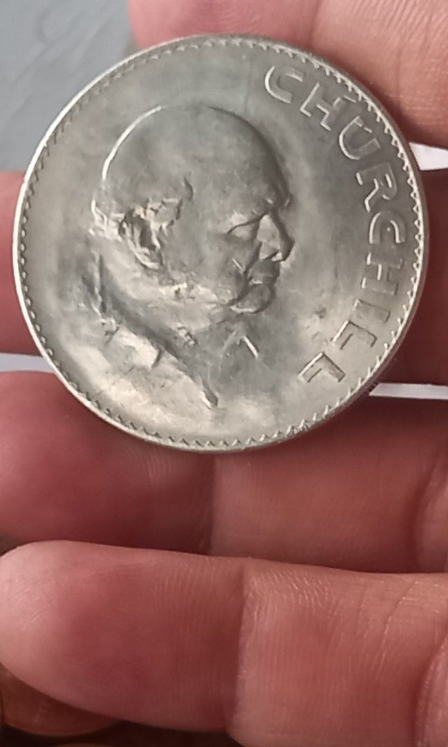 1965 churchill british commemorative coin, Hobbies & Toys, Memorabilia ...