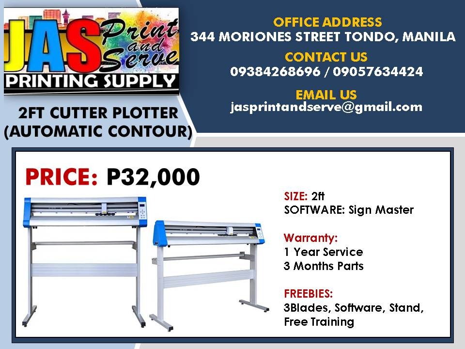 2ft Cutter Plotter and Large Format Printer 6ft, Computers & Tech ...