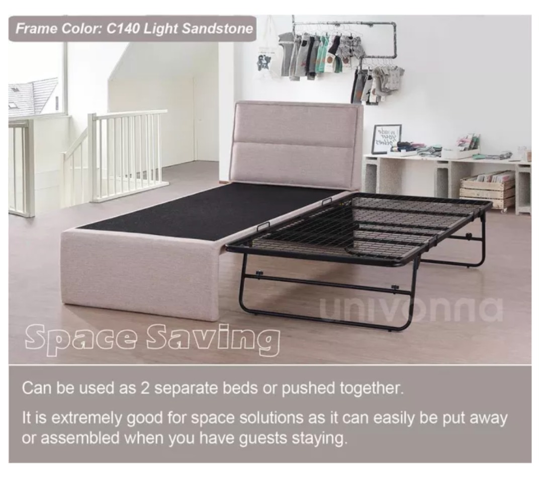 3 in 1 Pullout Single Bed Frame (can combine for King size) - keep ...