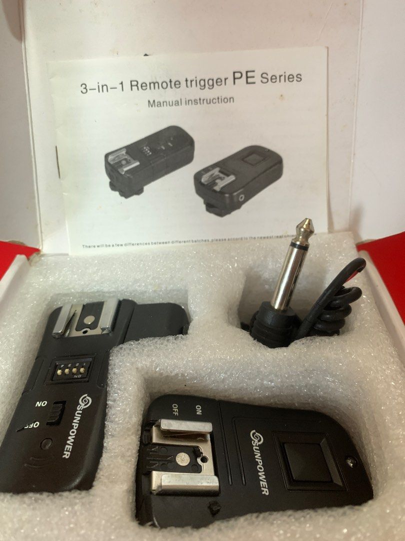 3 in 1 Remote Trigger P.E Series For Nikon And Canon, Photography ...