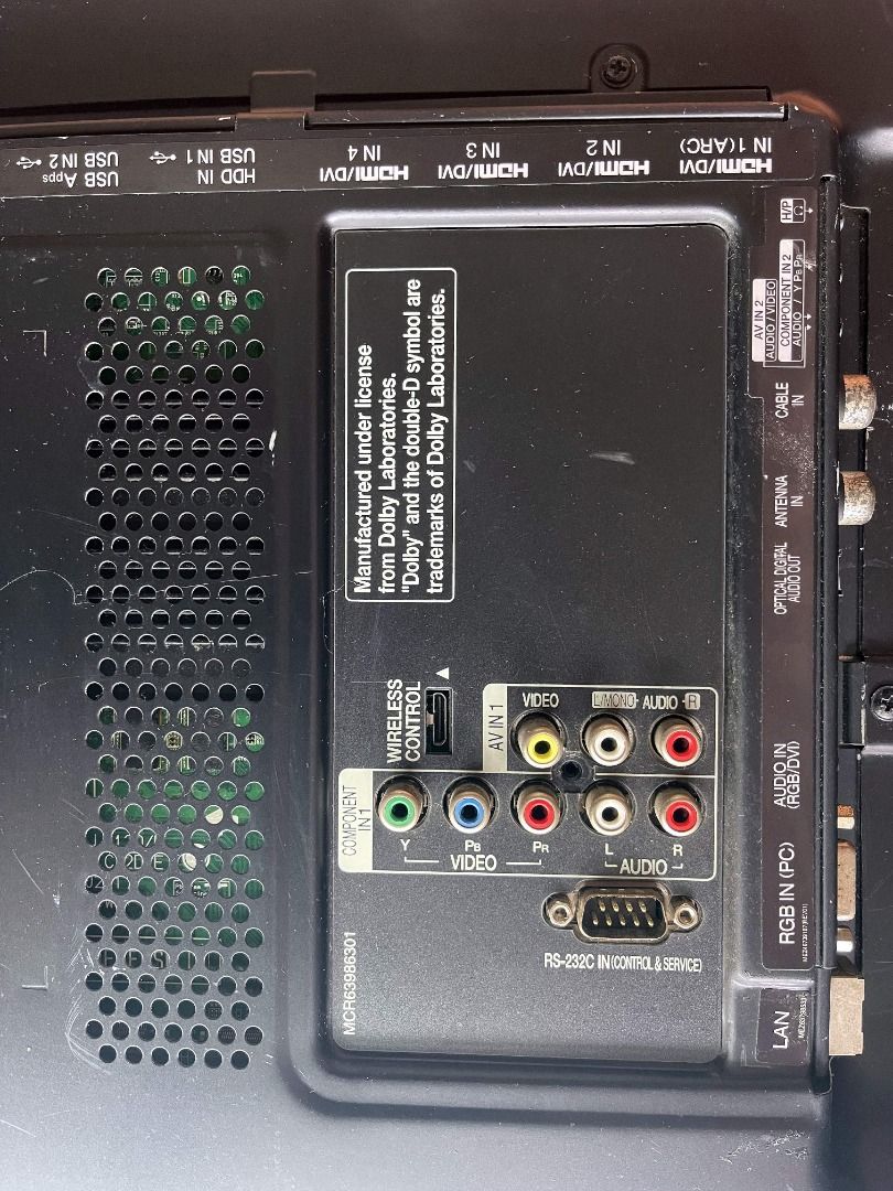 $250 樂金 LG 37吋 LG TV 37LV5700 全高清數碼電視機 無花 無崩 無光暗點 (無座地腳架), 家庭電器, 電視 & 其他娛樂, 電視 - Carousell