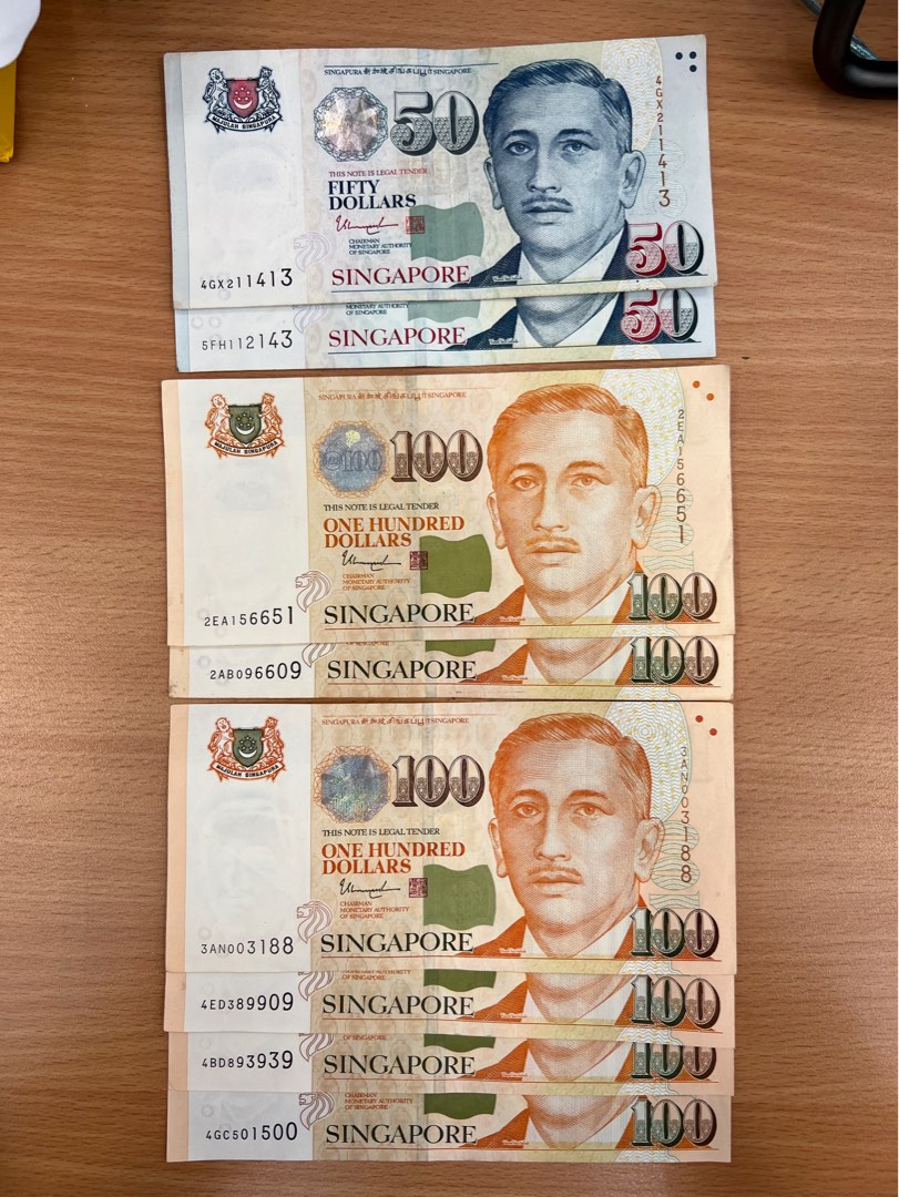 $50 with jumbled ladder numbers ‘1234’ & $100 notes with radar & nice ...