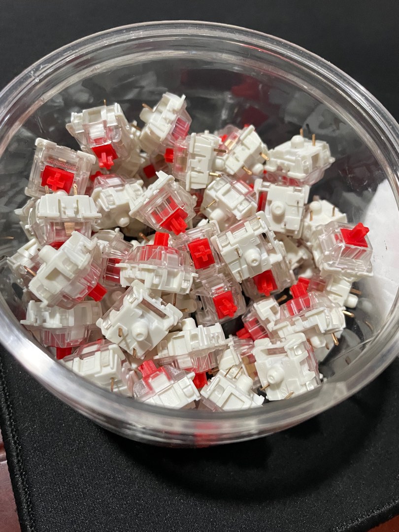 64pc Gateron Red, Computers & Tech, Parts & Accessories, Computer ...