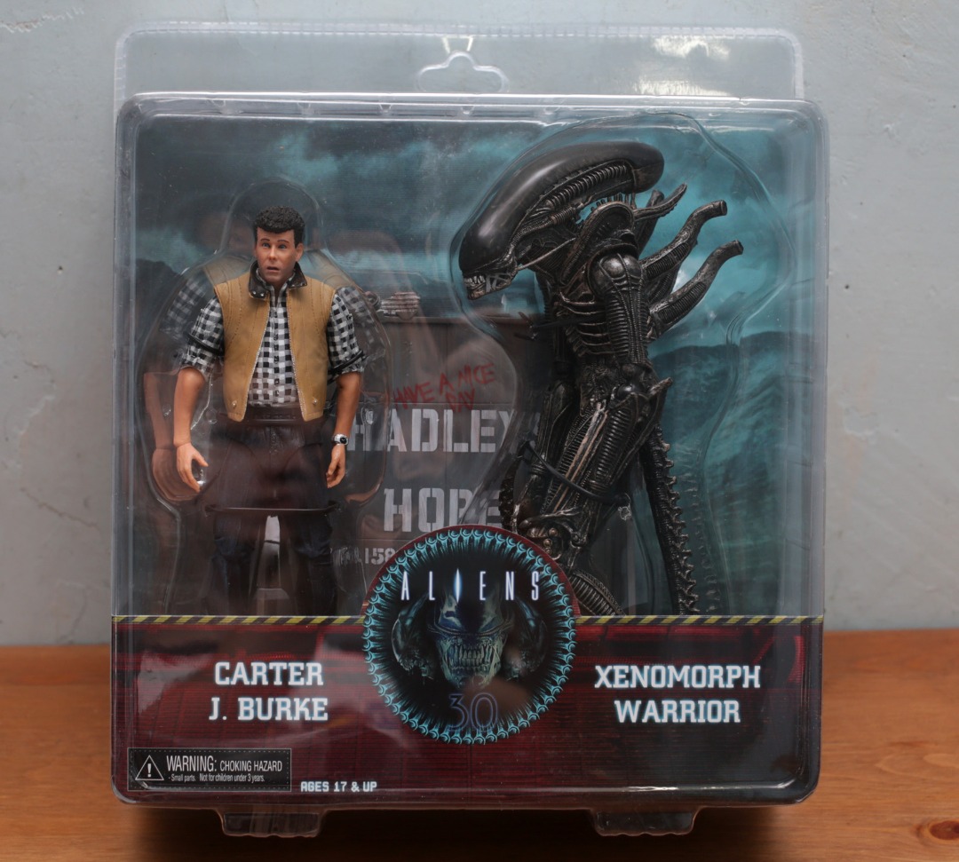 異形 Alien Carter Burke Xenomorph Warrior 2-Pack Figure NECA, 興趣及遊戲, 玩具 ...