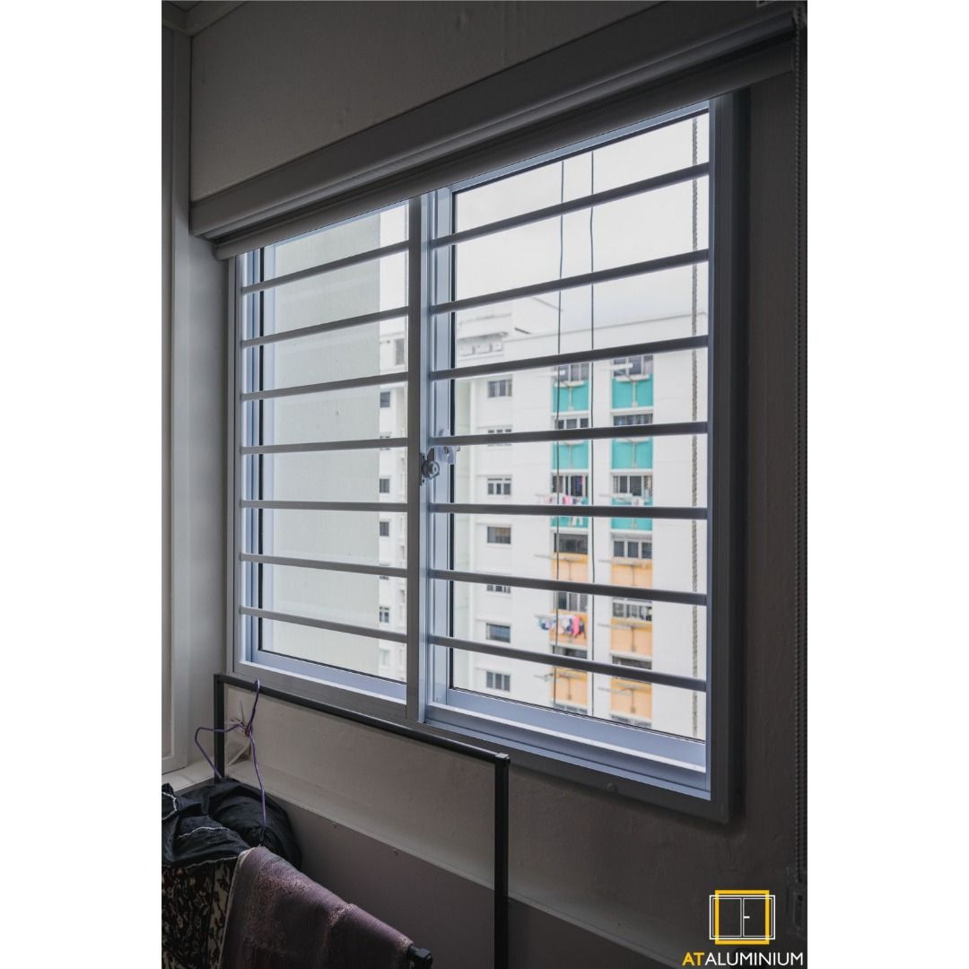 [ HARI RAYA PROMO ] Aluminium Sliding Windows with Grilles | HDB Resale ...