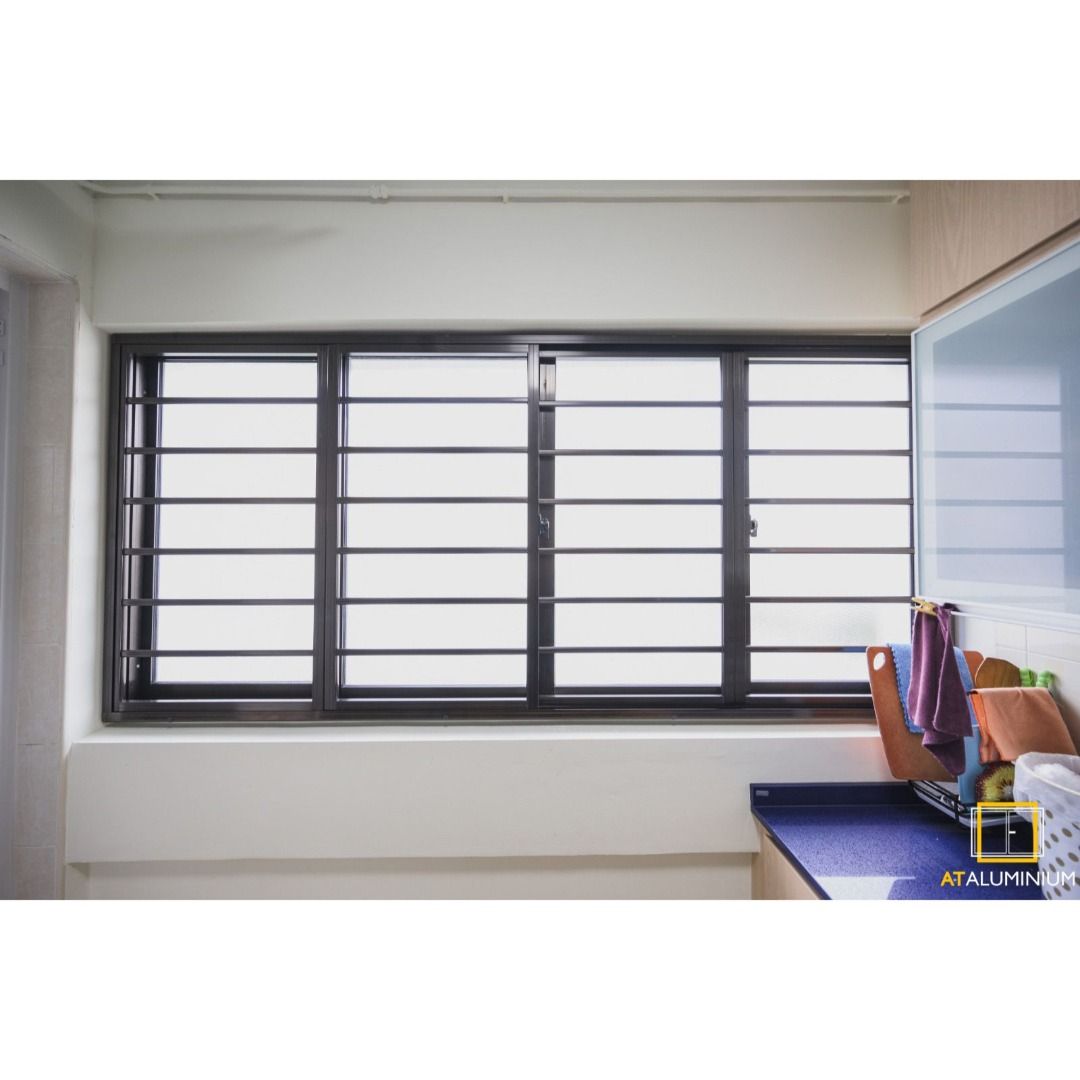 [ MID YEAR PROMO ] Aluminium Sliding Windows with Grilles | HDB Resale ...