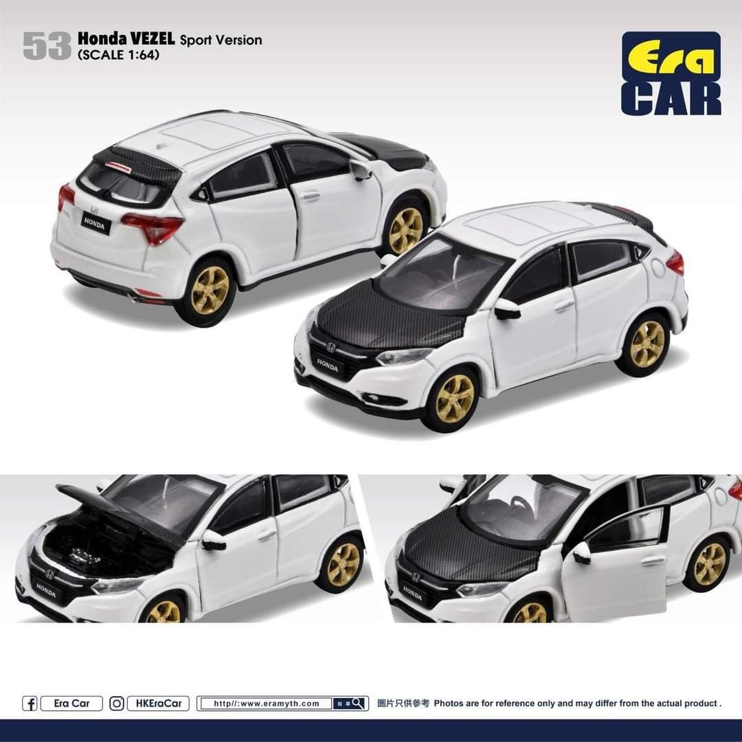 格子共和國 pre order ERA CAR 1/64 Vezel, 興趣及遊戲, 玩具 & 遊戲類 - Carousell