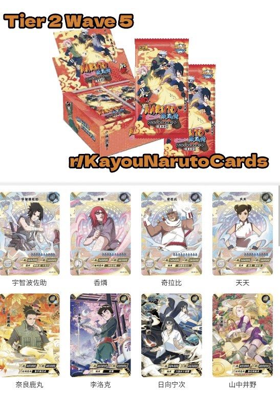 ( preorder ) Naruto Kayou Tier 5 wave 2 boosterbox, Hobbies & Toys ...