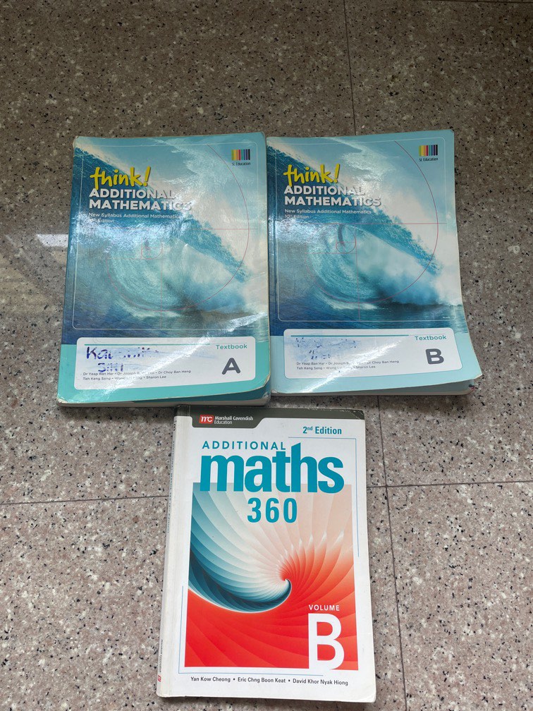 Think Additional mathematics textbook , Hobbies & Toys, Books ...